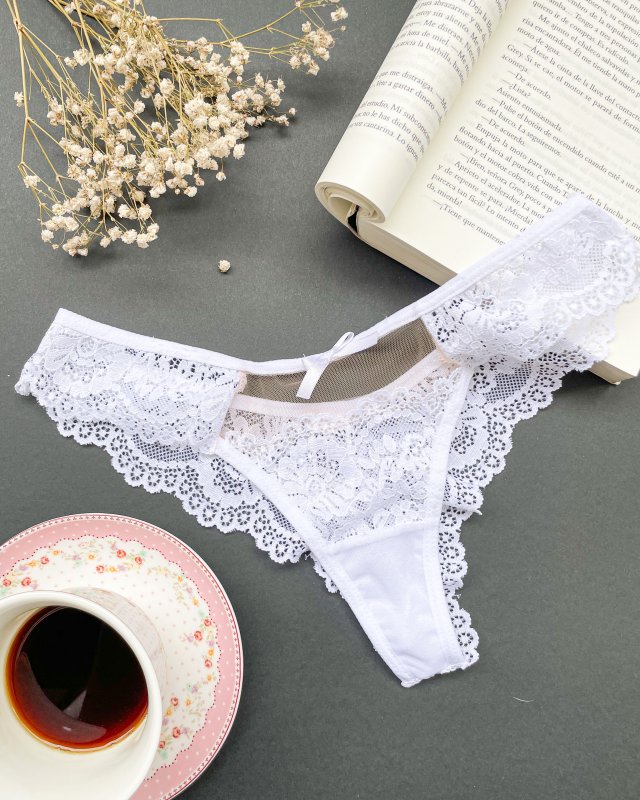 Pantie Valentine Less Blanco - VALENCE LINGERIE tu tienda On-line.